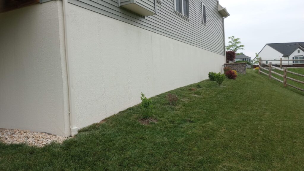 Exterior Stucco Foundation Painting In Lebanon PA